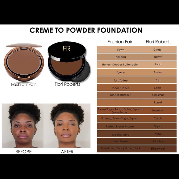 Flori Roberts | Makeup | Flori Roberts Cream To Powder Foundation ...